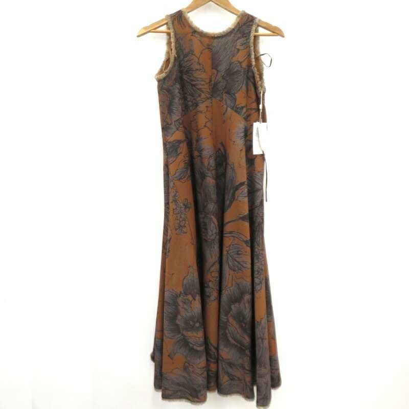 【楽天市場】【中古】AMERI | アメリ ×KEITA MARUYAMA VOLUME FLARE DRESS ワンピース 02310590321 ブラウン サイズ：S【瀬戸大橋店】：お宝市番館
