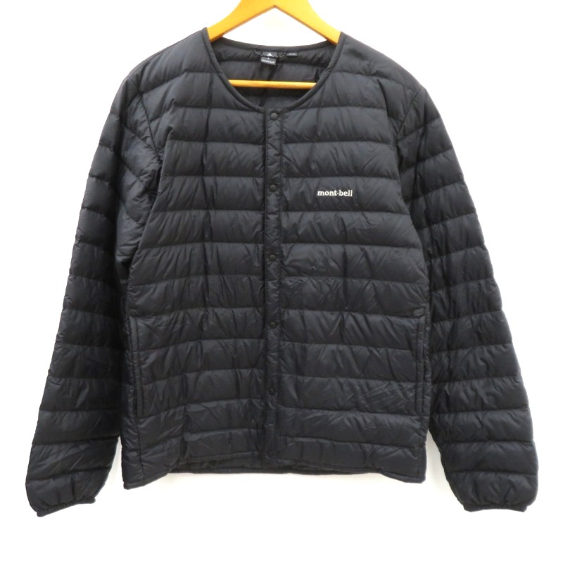 【楽天市場】【中古】mont-bell | モンベル Superior Down Round Neck Jacket ダウンジャケット 1101503 ブラック サイズ：L【瀬戸大橋店】：お宝市番館