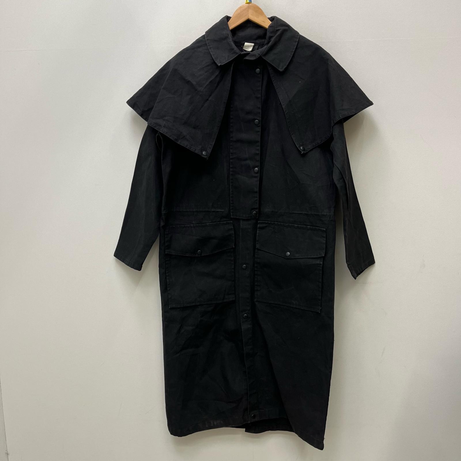 【楽天市場】【中古】 BRASSADA Caped Canvas Duster その他アウター ブラック【加古川店】：お宝市番館