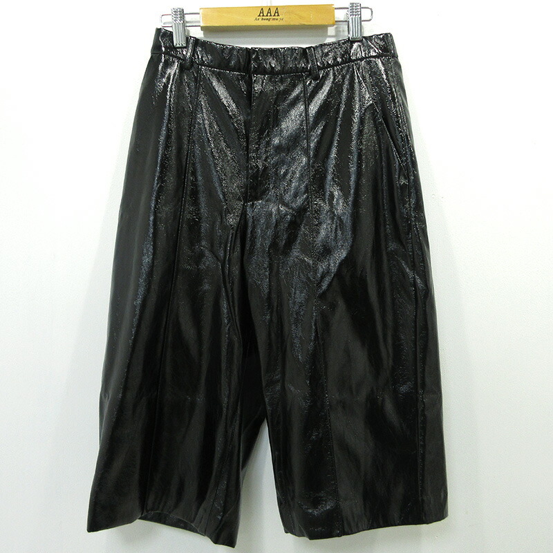 【楽天市場】【中古】CITYSHOP ｜ シティショップ FAUX LEATHER HALF PANTS フェイクレザーハーフパンツ ショートパンツ ブラック サイズ：38【三重本店】：お宝市番館
