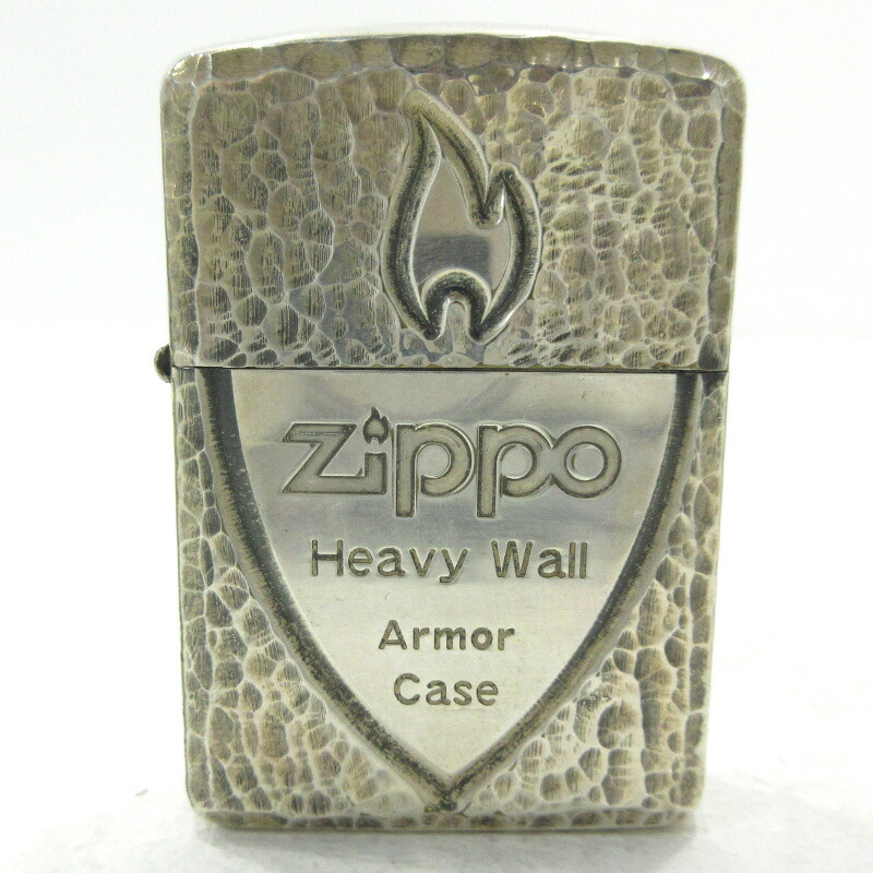 【楽天市場】【中古】ZIPPO | ジッポ Heavy Wall Armor Case オイルライター シルバー【三重本店】：お宝市番館