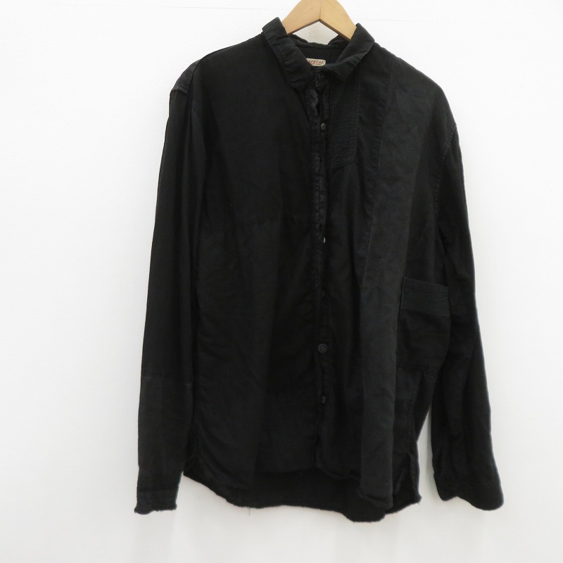 【楽天市場】【中古】KAPITAL | キャピタル 長袖シャツ EK-533 ブラック サイズ：XL【瀬戸大橋店】：お宝市番館