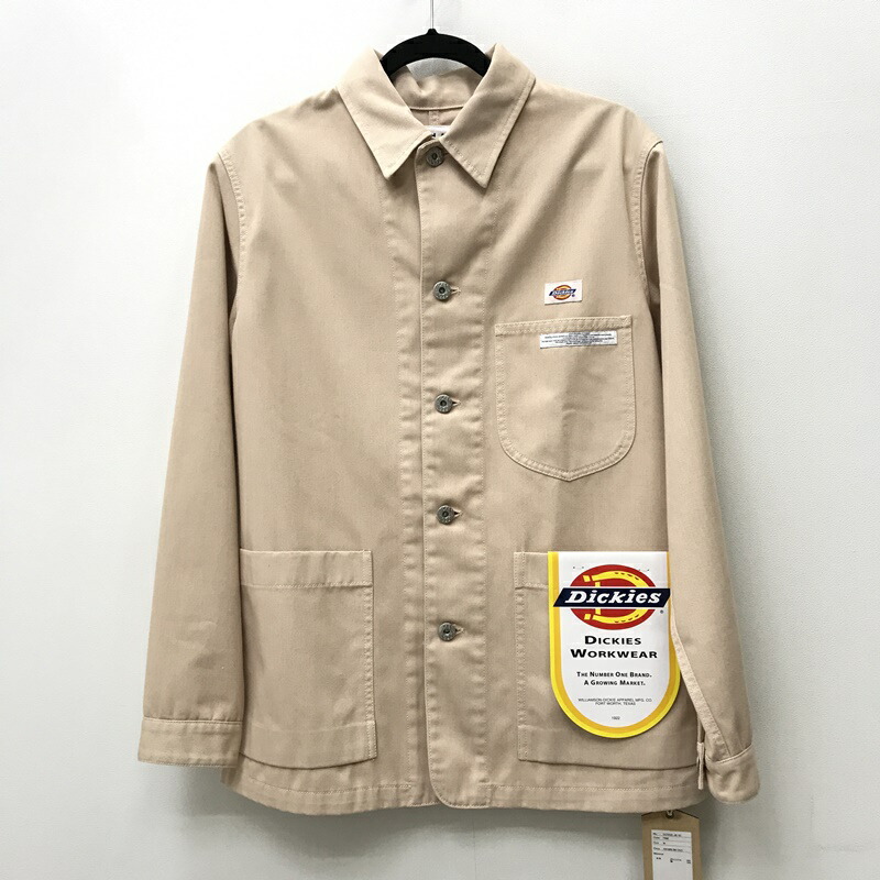 【楽天市場】【中古】CHAH CHAH チャーチャー ワークジャケット サイズ：M カラー：ベージュ CC22SS-JK-02 ×Dickies TC TWILL WORK JACKET ...