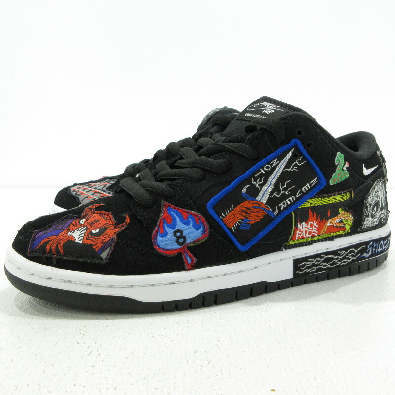 【楽天市場】【中古】NIKE｜ナイキ スニーカー SB DUNK LOW PRO QS NECK FACE DQ4488-001 ブラック ...