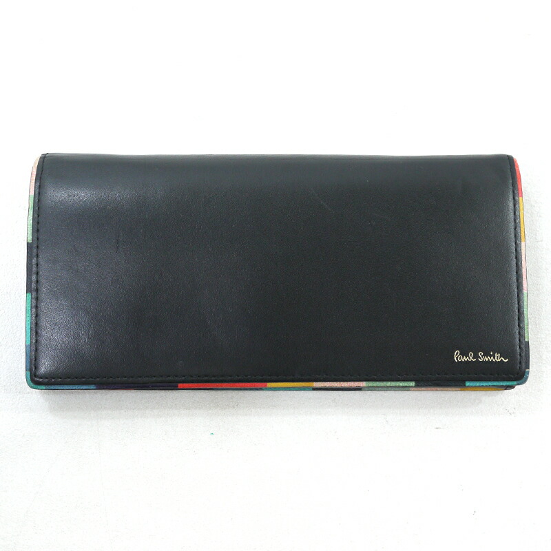 【楽天市場】【中古】Paul Smith｜ポール・スミス PSC516 二つ折り長財布 ロングウォレット ブラック【f124】：お宝市番館