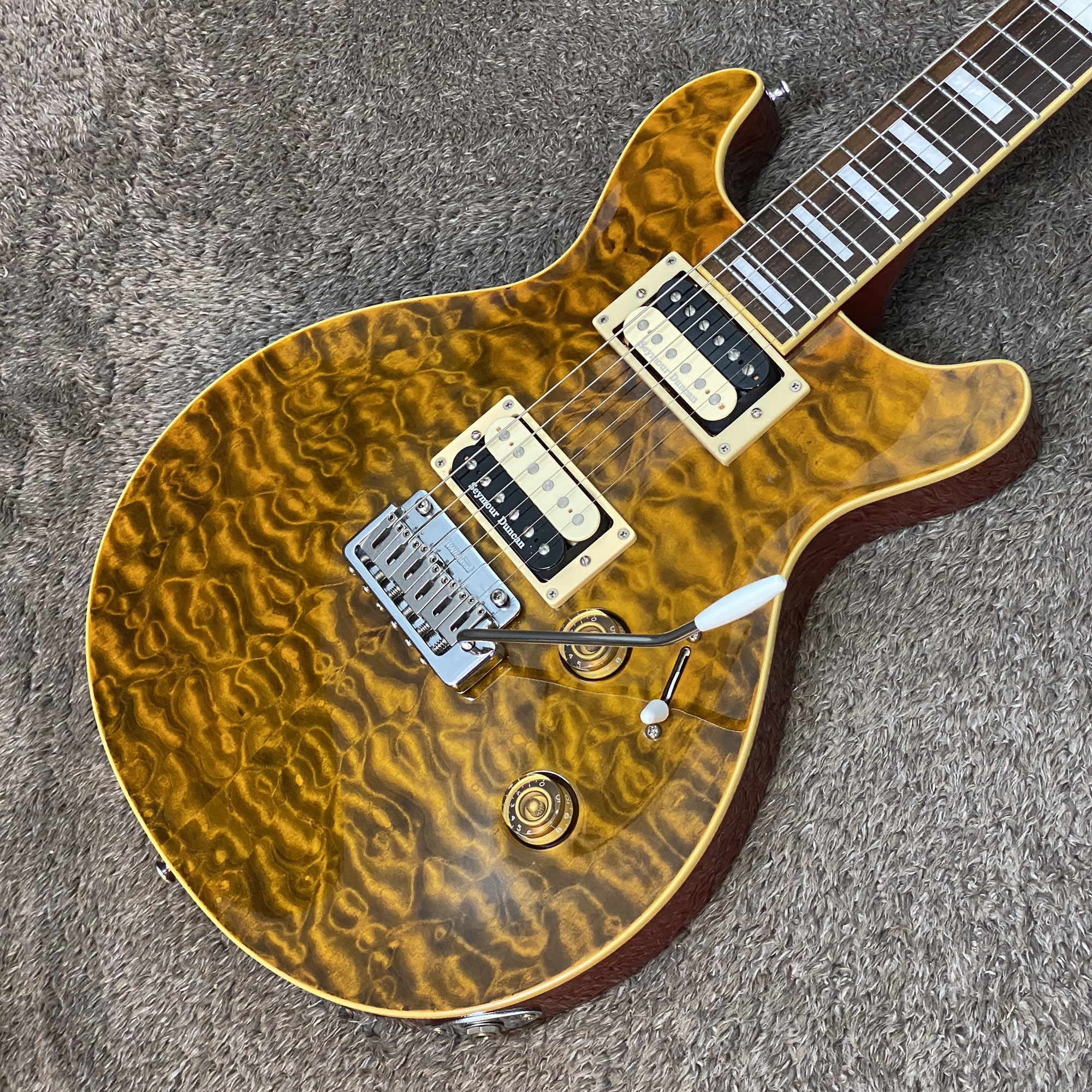 【楽天市場】【送料無料】Edwards / E-KT-125S QM Tiger Eye【中古】【楽器/ｴﾚｷｷﾞﾀｰ/Edwards ...
