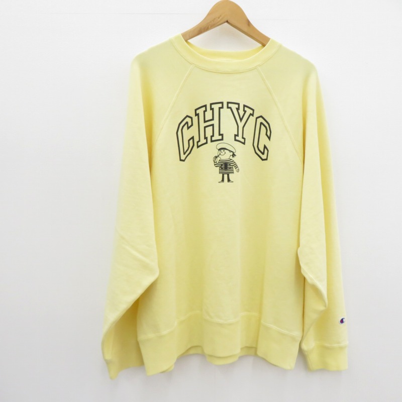 【楽天市場】【中古】Champion｜チャンピオン クルーネック スウェットシャツ C8-Z004 イエロー サイズ：XL / アメカジ【f101】：お宝市番館