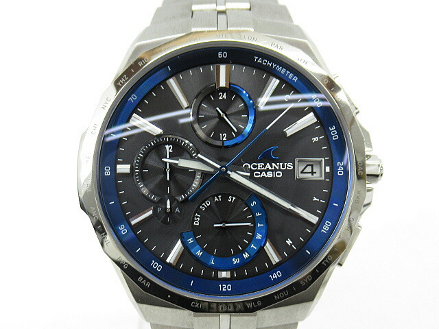 【楽天市場】【中古】CASIO “カシオ” OCEANUS Manta S5000 Series オシアナス マンタ モバイルリンク ...