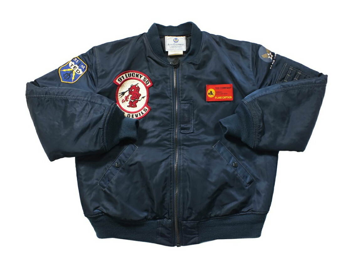 【楽天市場】【中古】TEDMAN LUCKY RED DEVIL MA-1 JACKET "テッドマン ワッペン付き フライトジャケット ...
