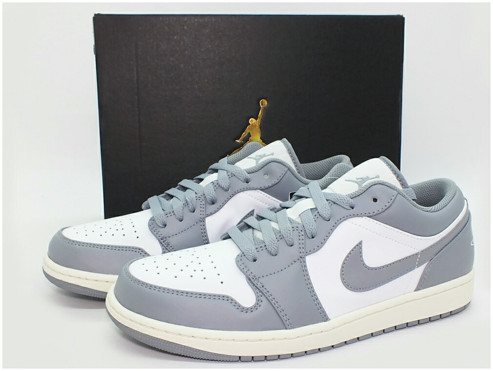 【楽天市場】【未使用】NIKE AIR JORDAN 1 LOW "VINTAGE GREY" 553558-053 28cm "ナイキ エア ...