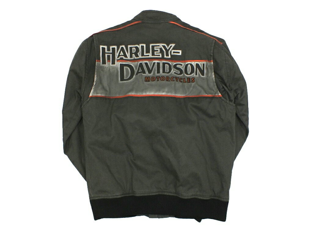 【楽天市場】【中古】HURLEY DAVIDSON カジュアルジャケット アイアンブロック カラーブロック 98577-17VM "ハーレー ...