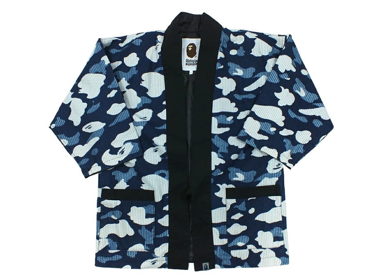 【楽天市場】【中古】A BATHING APE JAPAN CRAFT MAN JACKET "ア・ベイシング・エイプ 半纏 シャツジャケット ...