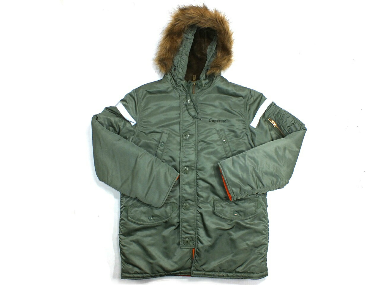 【楽天市場】【中古】Supreme Reflective Cross N-3B Parka 17FW "シュプリーム リフレクティブ クロス N-3B パーカー ジャケット"【都城店 ...