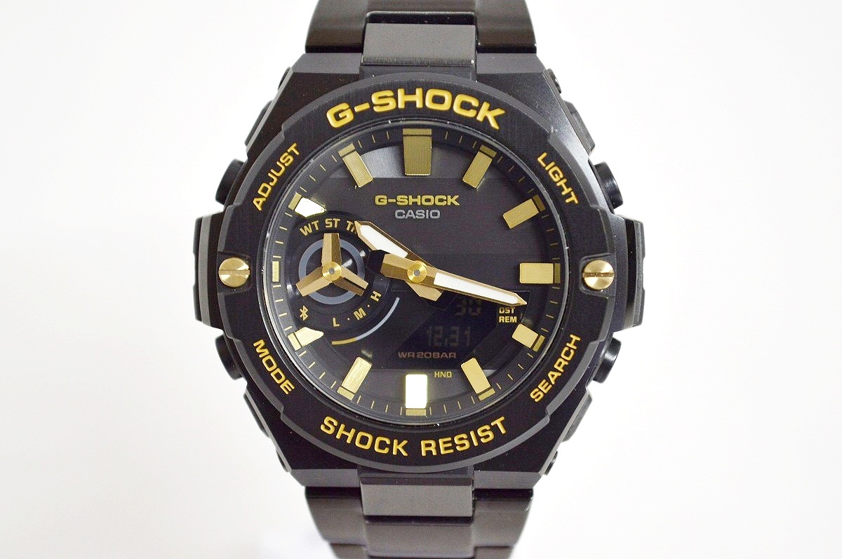 【楽天市場】【中古】CASIO G-SHOCK GST-B500BD-1A9JF G-STEEL "カシオ Gショック メンズ 腕時計 ウォッチ"【加納店】：FIVE MALL