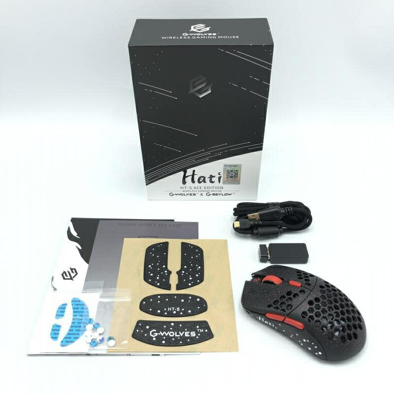 【楽天市場】【中古】2021/G-wolves Hati HTS small Wireless-Stardust Red/有線ゲーミングマウス ...