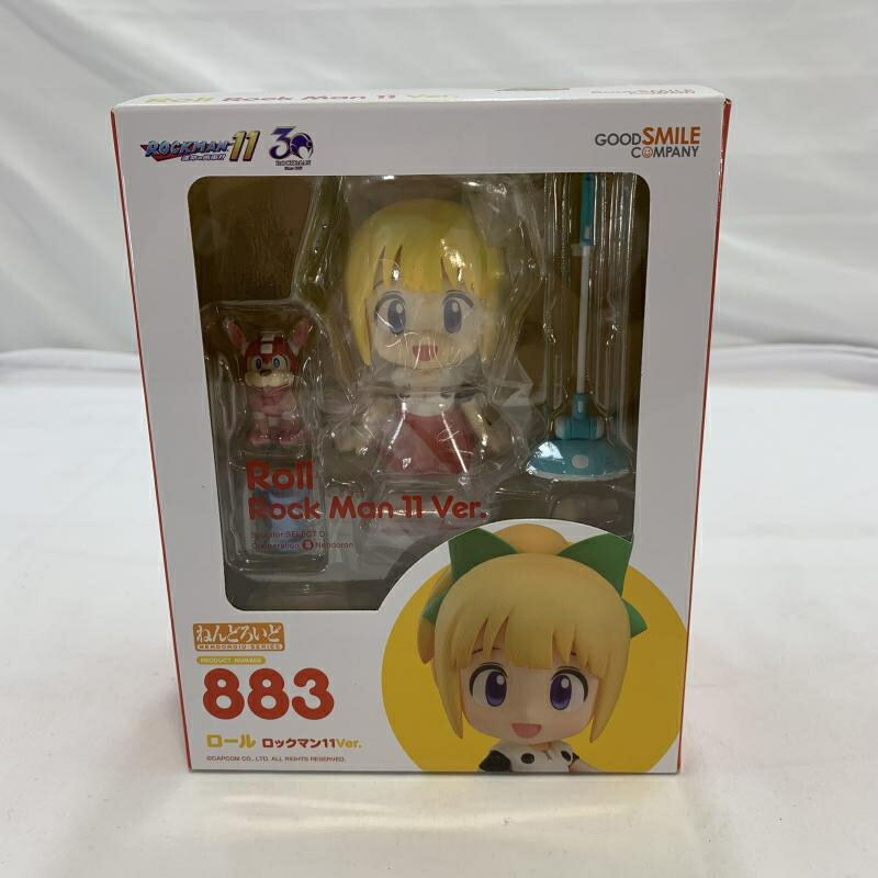【楽天市場】【中古】未開封)GOOD SMILE COMPANY ねんどろいど 883 ロール ロックマン11 Ver. フィギュア[19]：お宝創庫