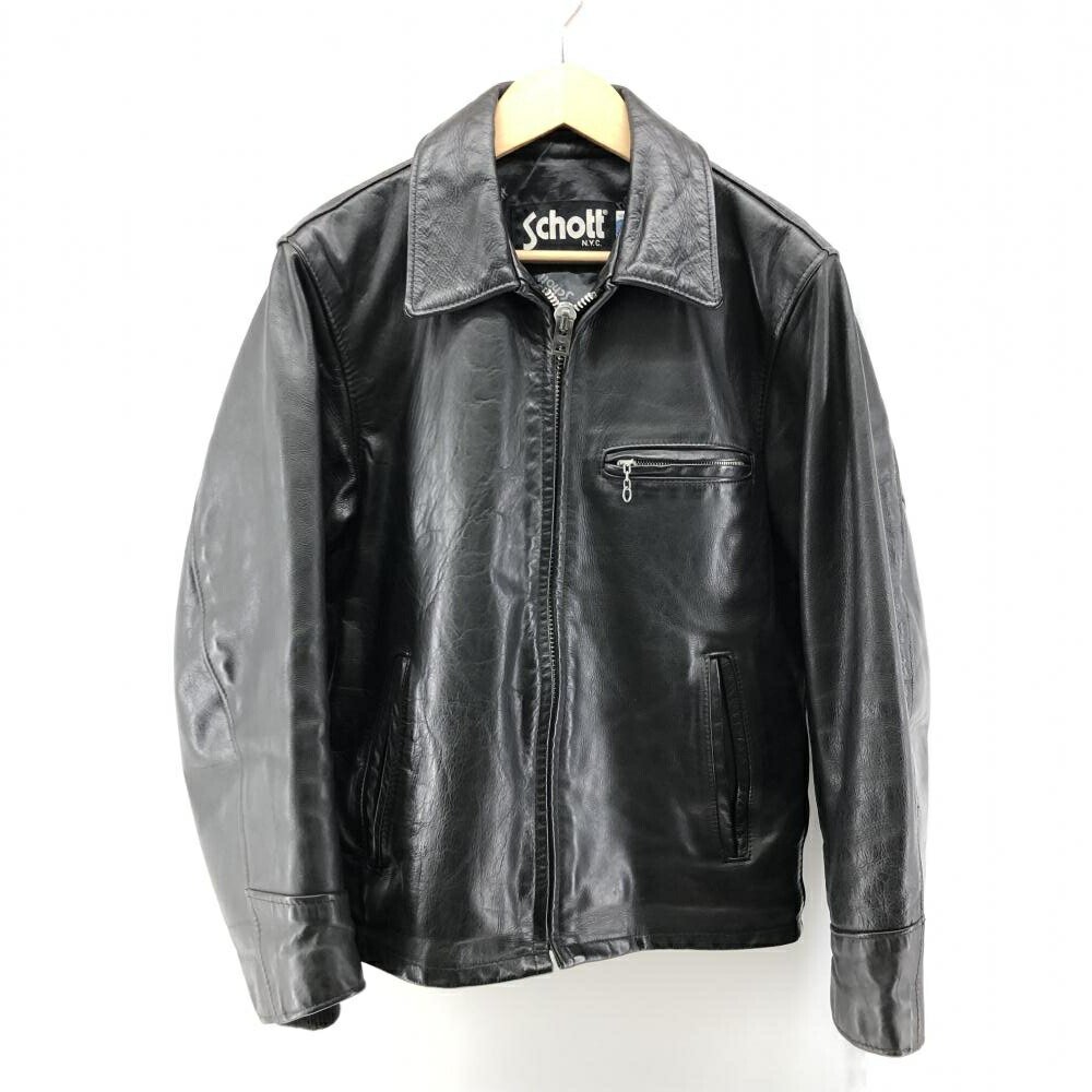 【楽天市場】【中古】SCHOTT SCHOTT USA製 659 ブラック size 36 ※シワ[24]：お宝創庫