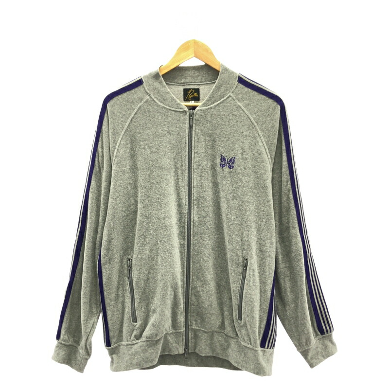 【楽天市場】【中古】NEEDLES 22SS ベロアトラックジャケット L KP225 グレー ニードルズ[10]：お宝創庫