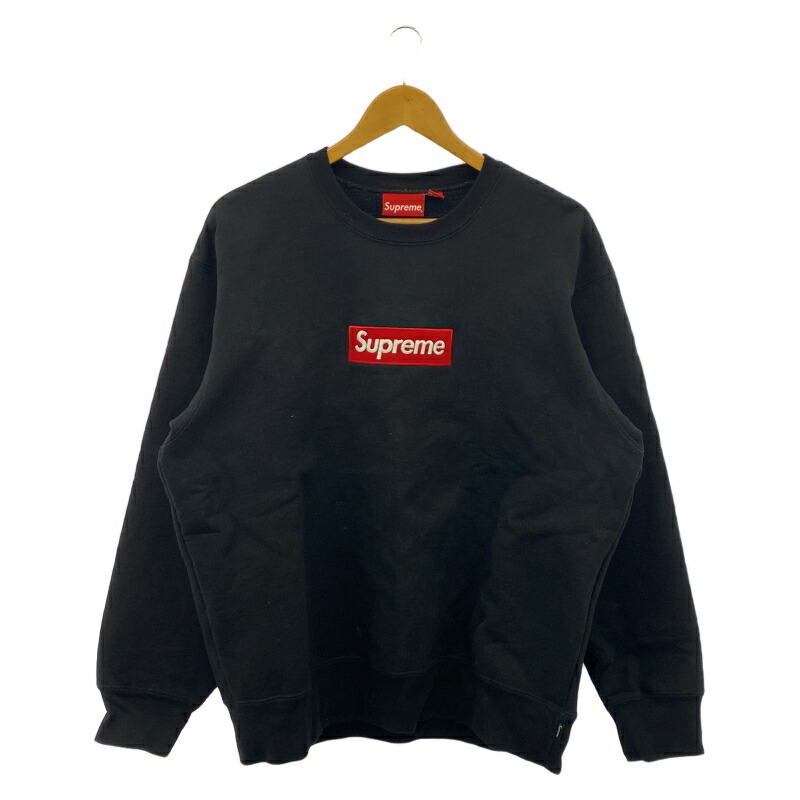 【楽天市場】【中古】Supreme 22AW Box Logo Crewneck サイズM ブラック シュプリーム[17]：お宝創庫