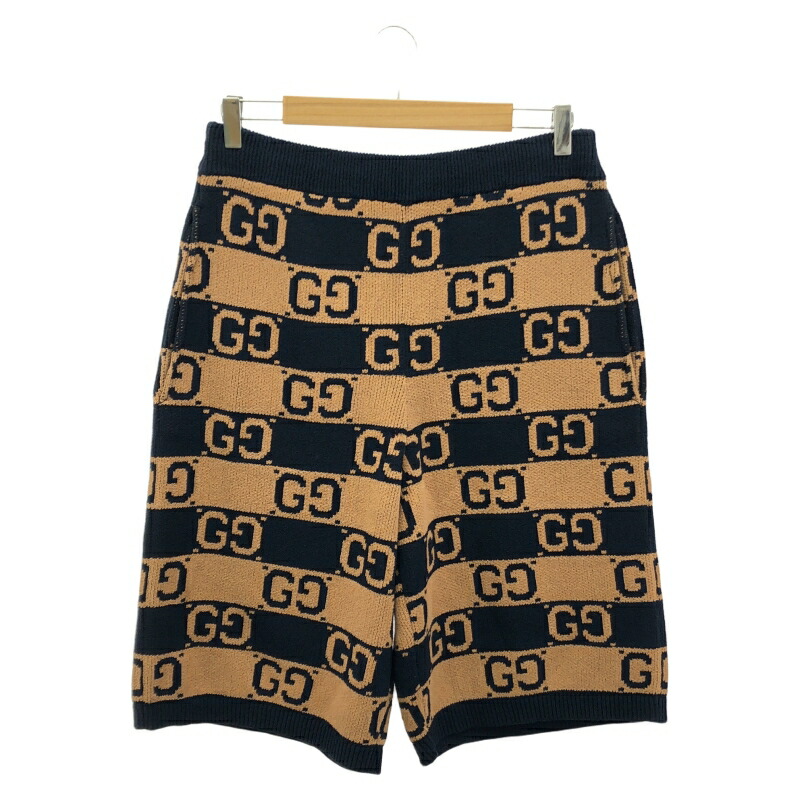 【楽天市場】【中古】GUCCI 22SS GG Supreme Intarsia Knit Shorts S 752098 グッチ[92]：お宝創庫