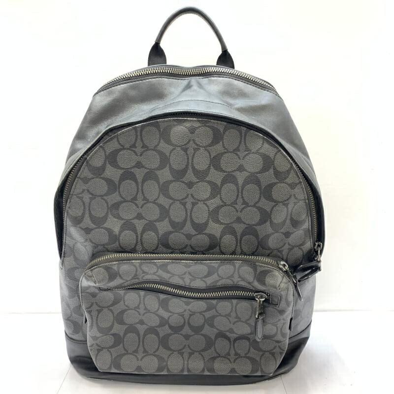 【楽天市場】【中古】COACH シグネチャー リュック ブラック B2022･2736 コーチ[92]：お宝創庫