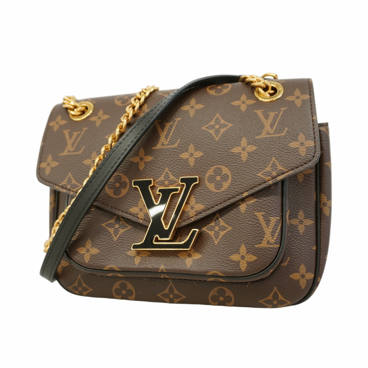 【楽天市場】★最終価格【5ab1131】ルイヴィトン ショルダーバッグ モノグラム パッシー M45592 ブラウン【中古】レディース：お ...