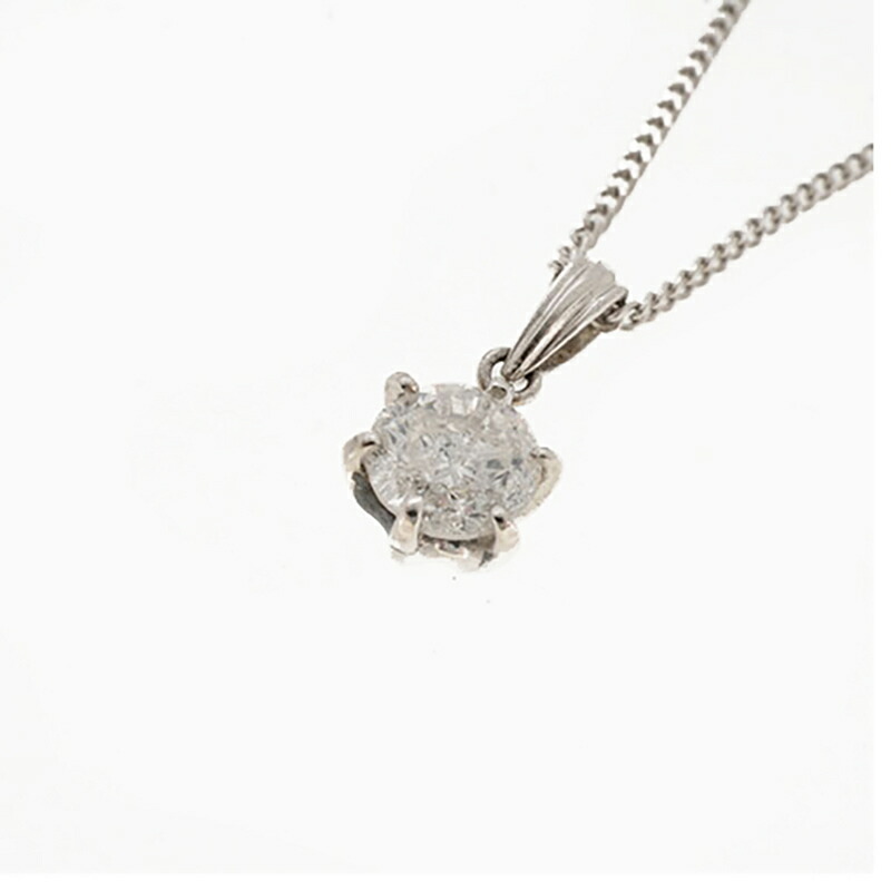 【楽天市場】【ju258】ダイヤモンド ネックレス/0.554ct/Pt850 プラチナ/Pt900 プラチナ/一粒ダイヤ/未使用：おたからや 楽天市場店