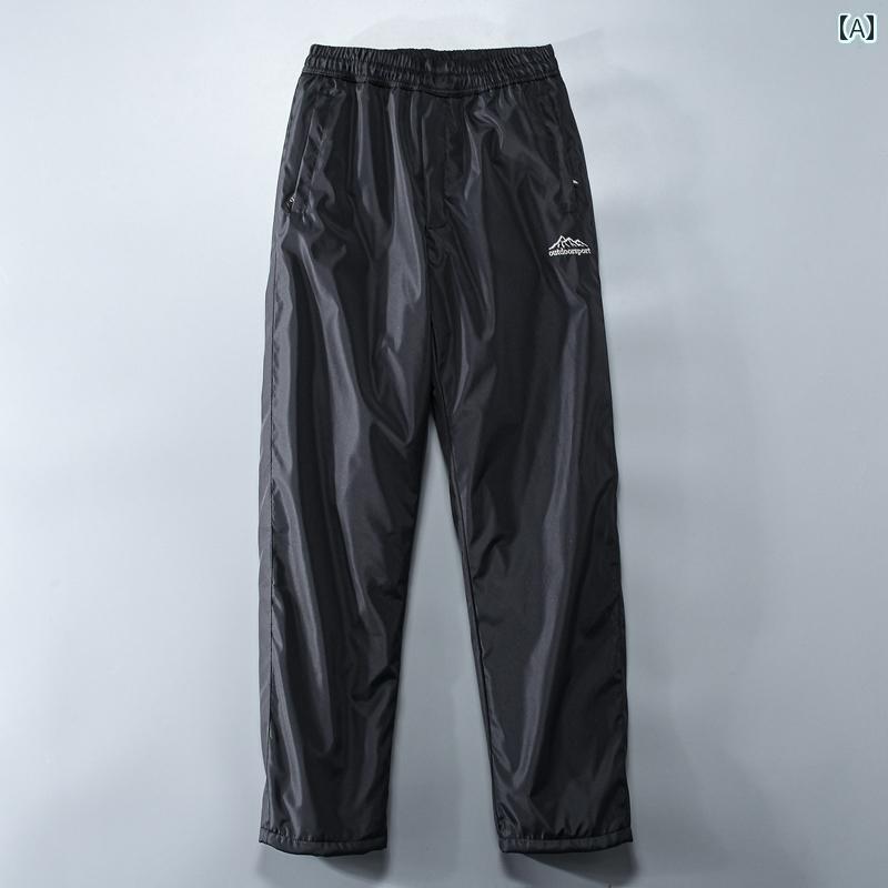 【楽天市場】スキーウェア メンズ パンツ 冬 スノーボード アウトドア 防水 防風 暖かい 起毛 裏ボア カジュアル 無地 大きめサイズ 黒 ...