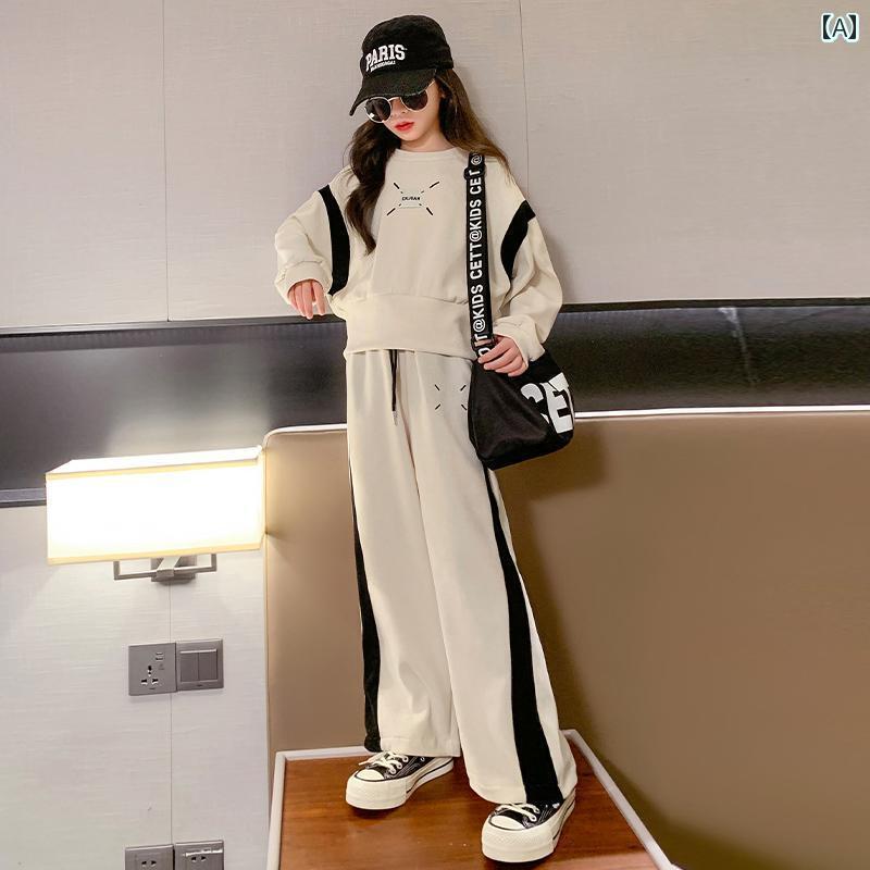 【楽天市場】スウェット セットアップ キッズ 春秋 女の子 トレーナー パンツ 上下 スタイリッシュ 子供服 カジュアル スポーツウェア ...