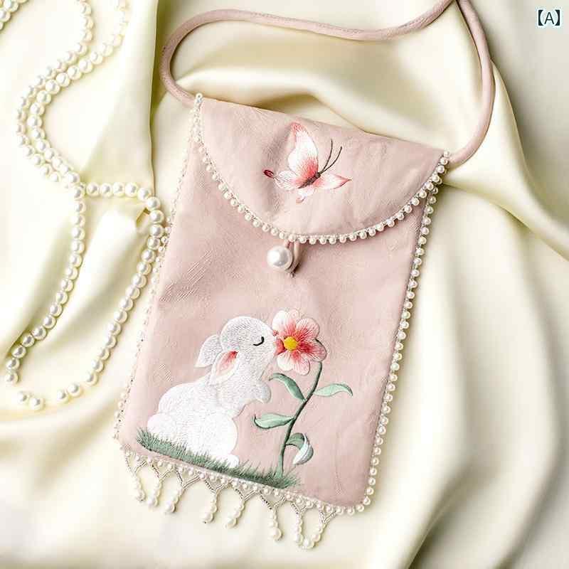 【楽天市場】スマホショルダー 大人 かわいい レディース 母の日 エスニック 携帯電話バッグ クロスボディ 斜めがけ コンパクト 刺繍 ...