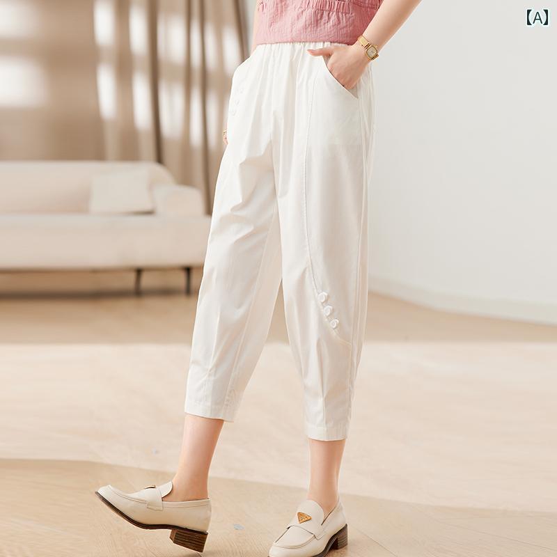 【楽天市場】カジュアル パンツ 春夏 ドレープ 白 パンツ：おうち健康生活