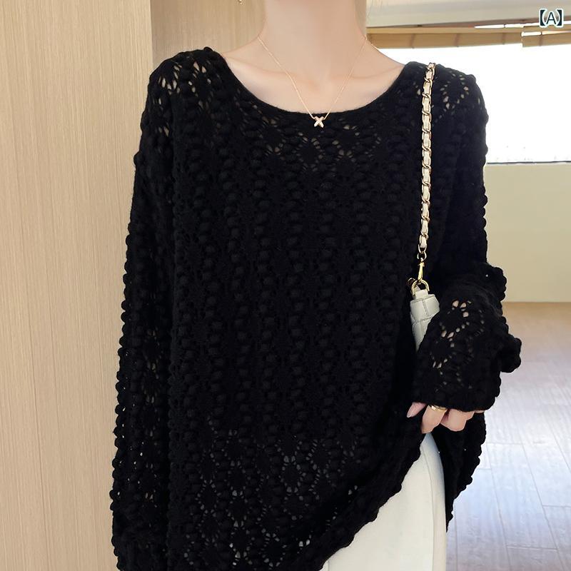 【楽天市場】レディース トップス シンプル おしゃれ 初秋 100 ウール 無地 フック フラワー ニット ボトムス：おうち健康生活