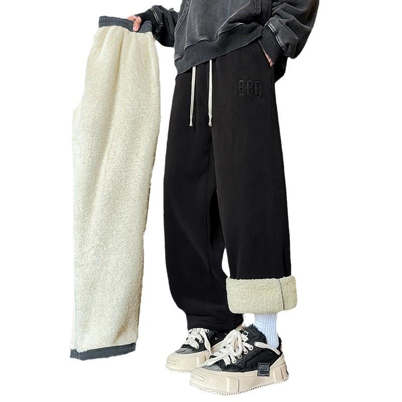 【楽天市場】スウェットパンツ メンズ 男性用 シープボア 裏起毛 厚手 ゆったり ストレート ポリエステル 混紡素材 撥水 防風 ストレッチ ...