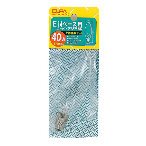 【楽天市場】【ELPA】シャンデリア40W G-701H(C)：おうちまわり 楽天市場店