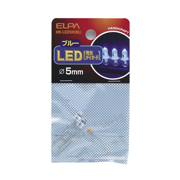 【楽天市場】【ELPA】LED 5MM 青 HK-LED5H(BL)：おうちまわり 楽天市場店