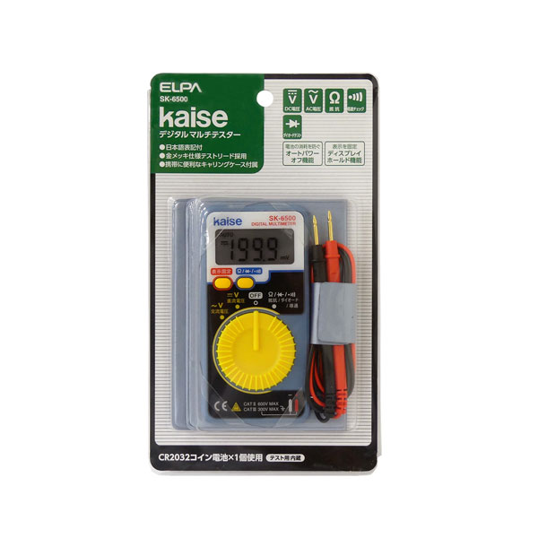 【楽天市場】【ELPA】デジタルマルチテスター SK-6500：おうちまわり 楽天市場店