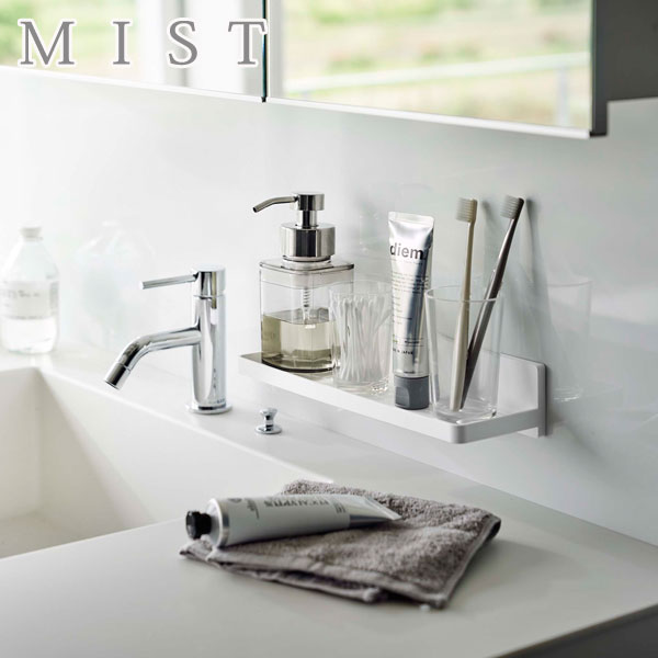 【楽天市場】【ポイント5倍】【山崎実業】【MIST】フィルムフックトレー ミスト W30 ホワイト 5965：おうちまわり 楽天市場店