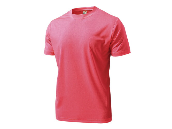 【楽天市場】WUNDOU (ウンドウ) ドライライトTシャツ 蛍光ピンク P-330 1710 メンズ 紳士 男性 オールスポーツ ウェア ポイント消化：スポーツショップ グラスホッパー