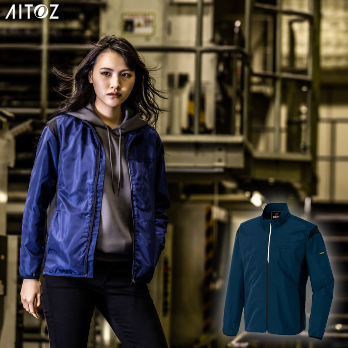 【楽天市場】アイトス AITOZ アームアップジャケット（男女兼用） ユニセックス 50113 008.ネイビー：スポーツショップ グラスホッパー