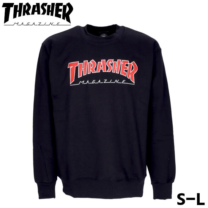 【楽天市場】トレーナー スウェット THRASHER スラッシャー ロゴ メンズ レディース ユニセックス Outlined Logo ...