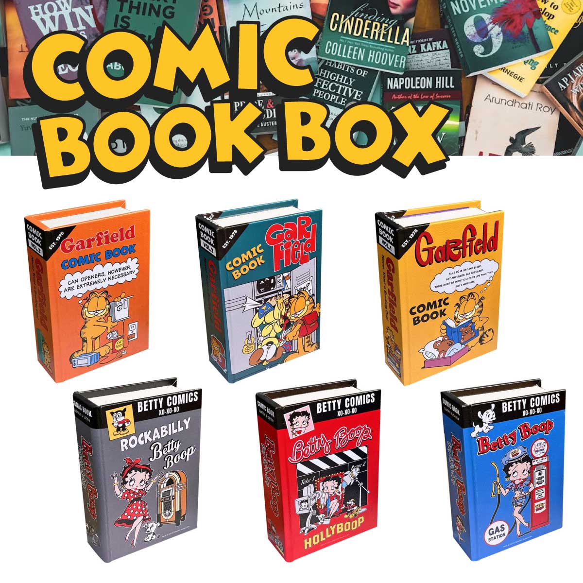【楽天市場】【ガーフィールドグリーン】COMIC BOOK BOX コミック ブック ボックス BETTY BOOP GARFIELD ...