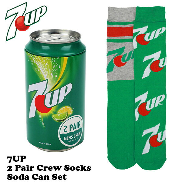 【楽天市場】【 セブンアップ ソックス 】 7UP SODA CAN 2P SOCKS：OutSide Box Furniture