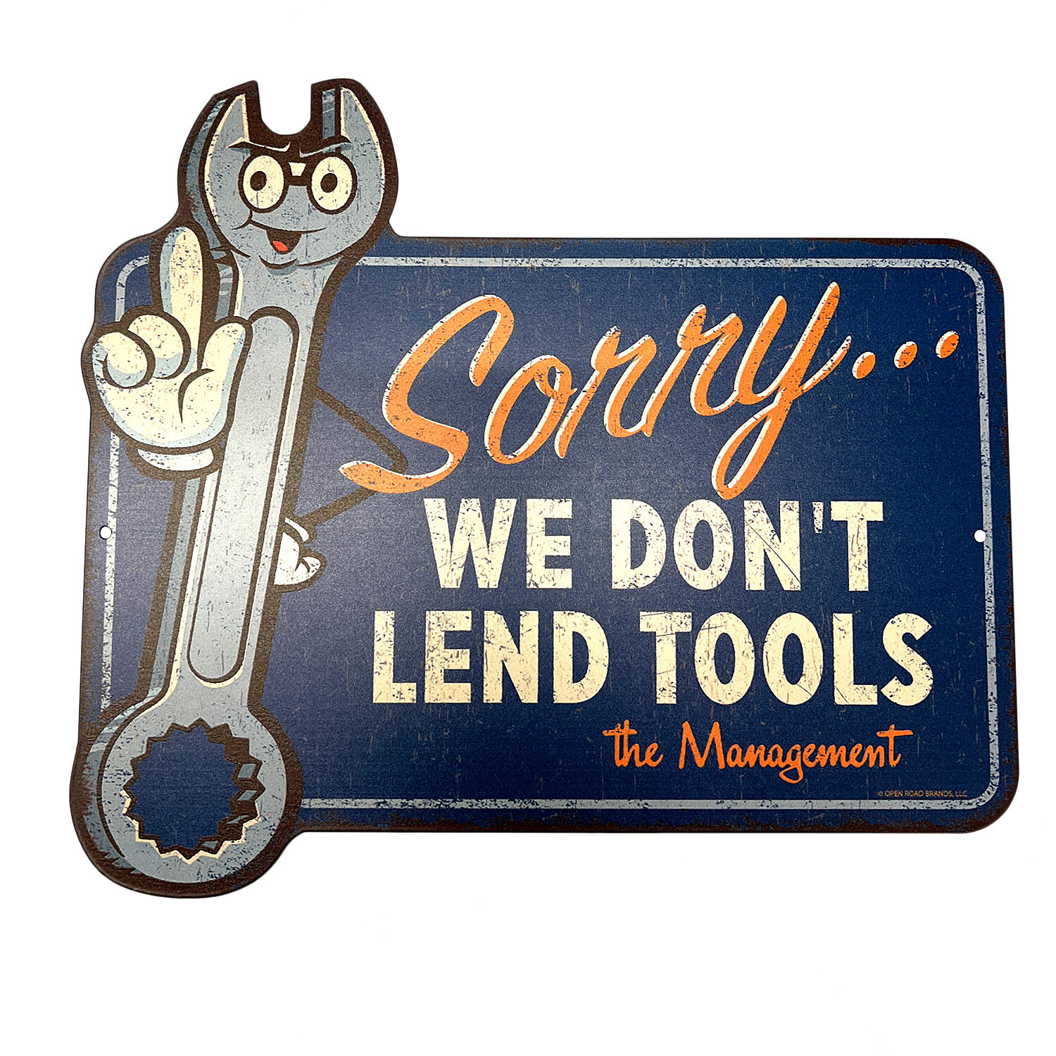【楽天市場】【 ソーリー ウィー・ドント・レンド・ツールズ 】Sorry...WE DON'T LEND TOOLS Sign Plate ...
