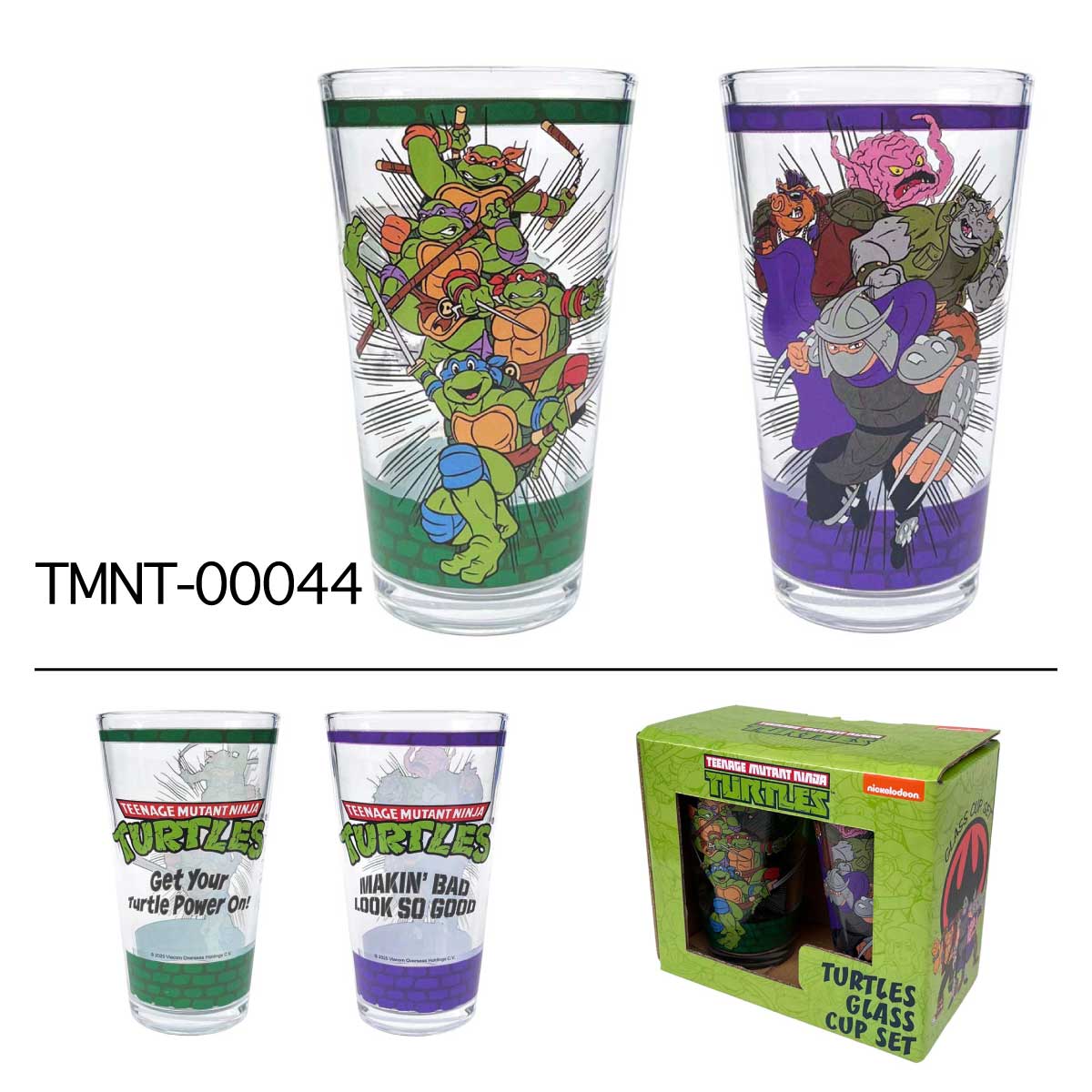 【楽天市場】【 タートルズ 】Teenage Mutant Ninja Turtles PAIR GLASS CUP ペア グラスカップ ...