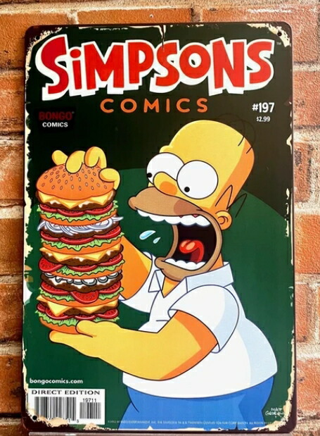 【楽天市場】【 シンプソンズ 】 The Simpsons Sign Plate ティン ブリキ：OutSide Box Furniture