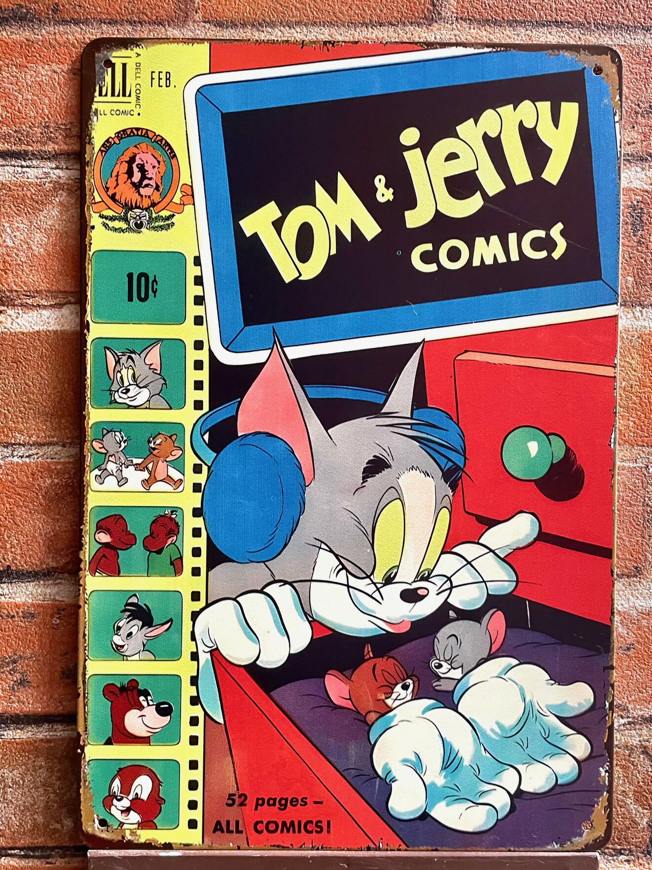 【楽天市場】【 トムとジェリー 】 Tom ＆ Jerry Sign Plate ティン ブリキ：OutSide Box Furniture