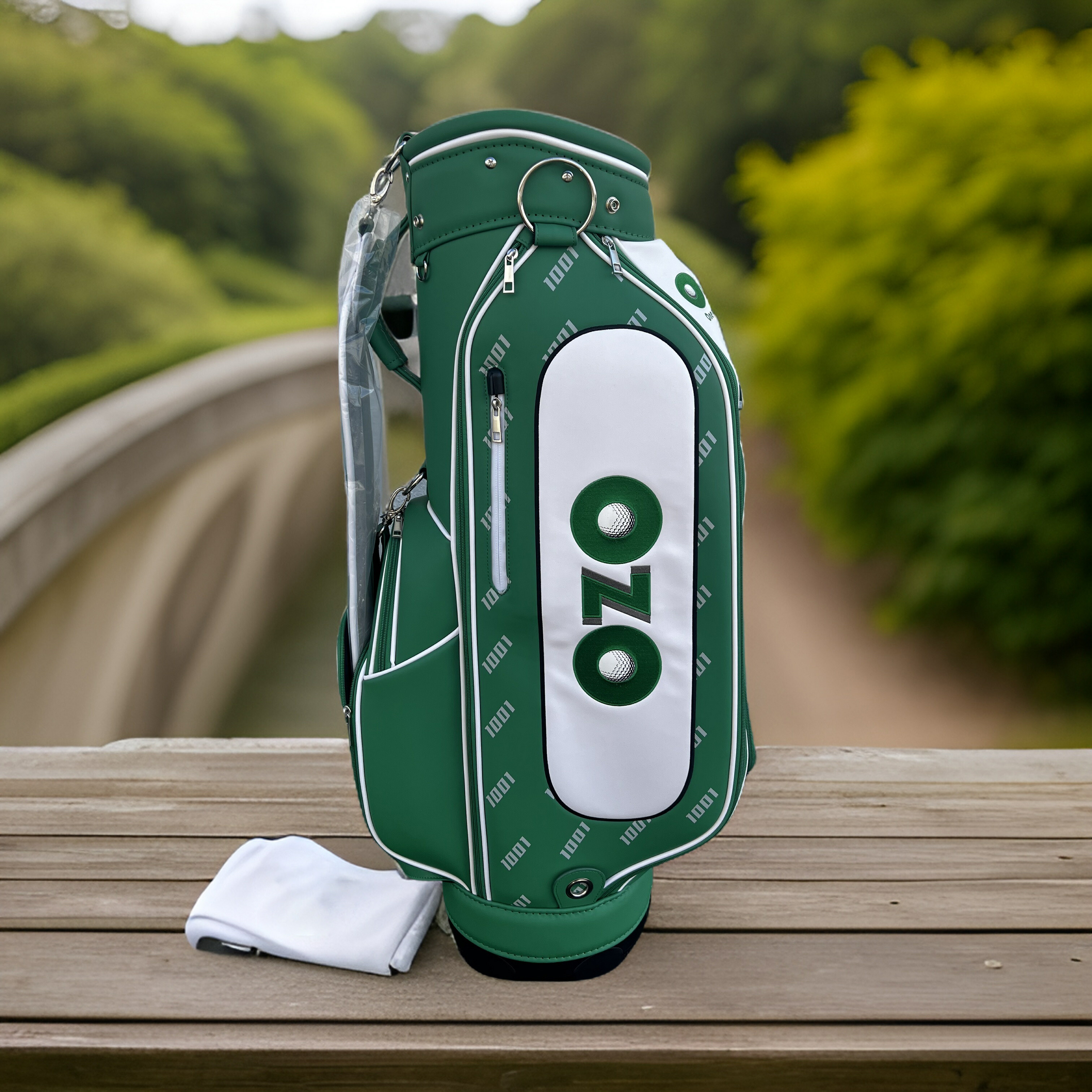 【楽天市場】目立つ色 OZZO 軽量ゴルフキャディバッグ グリーン＆ホワイト バーサタイル エレガントで実用的なゴルフキャディバッグ – ゴルフライフを充実させる 独自のデザイン：OZZO ...