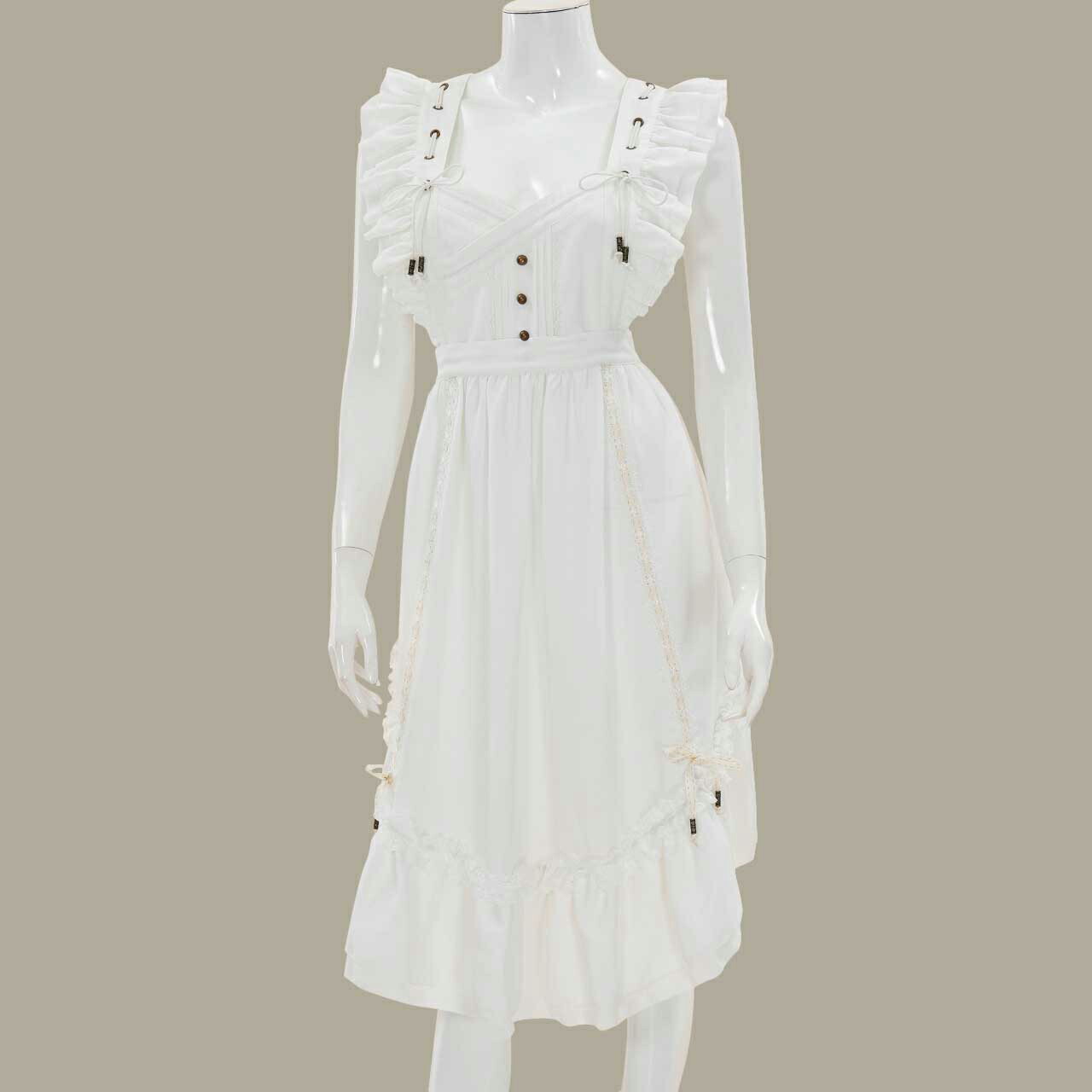 【楽天市場】Pirates Rose セパレートタブリエ 白色 ozzonjapan薔薇 和ゴス 和ゴスロリ 和ゴシックロリータ エプロン ...