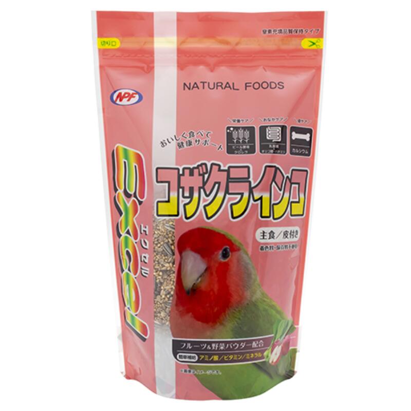 【楽天市場】インコのえさ|NPFエクセルコザクラインコ500g【レターパックプラスOK】：ペットマーケットアニマル