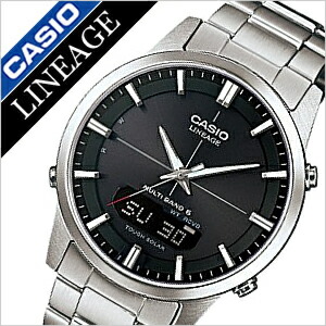 【楽天市場】【7年保証対象】カシオ腕時計 CASIO時計 CASIO 腕時計 カシオ 時計 リニエージ LINEAGE メンズ ブラック ...